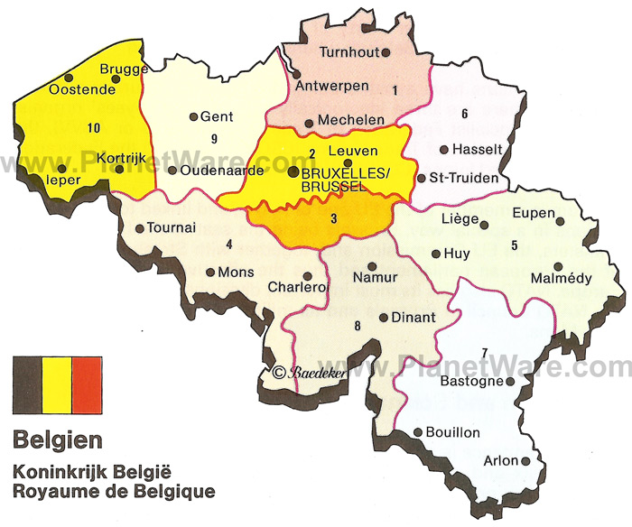 Belgium Map Genk